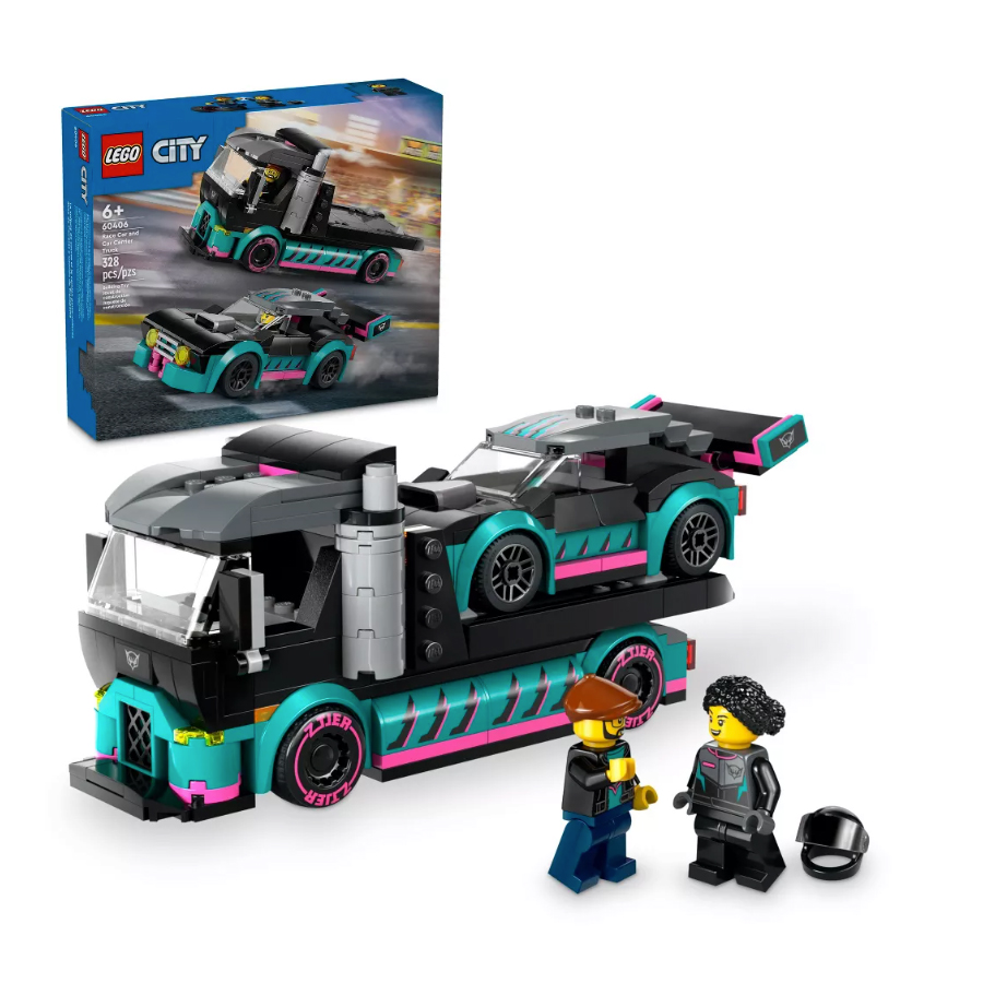 LEGO City Great Vehicles - Race Car and Car Carrier Truck