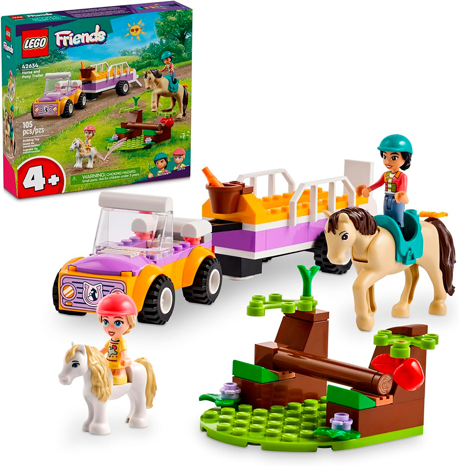 LEGO Friends - Horse and Pony Trailer - Best for Ages 4 to 8