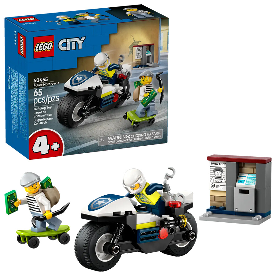 LEGO City - Police Motorcycle Chase - Best for Ages 4 to 7