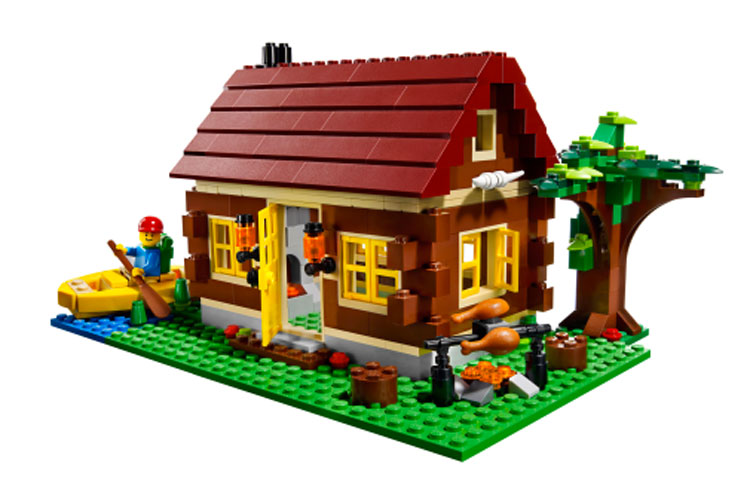 LEGO Creator Log Cabin - - Fat Brain Toys