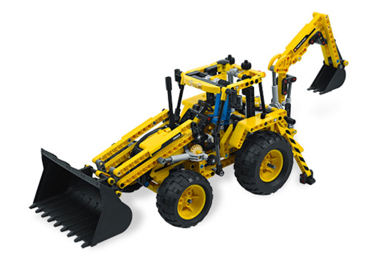 LEGO Technic Backhoe Loader - - Fat Brain Toys