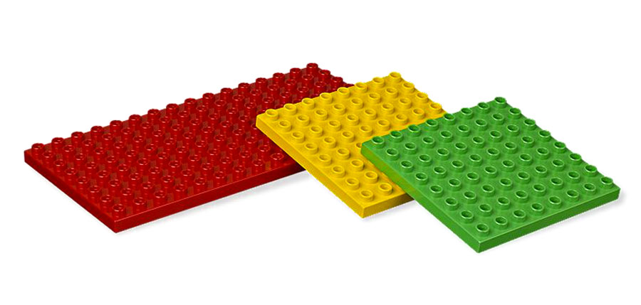 LEGO DUPLO Building Plates - - Fat Brain Toys