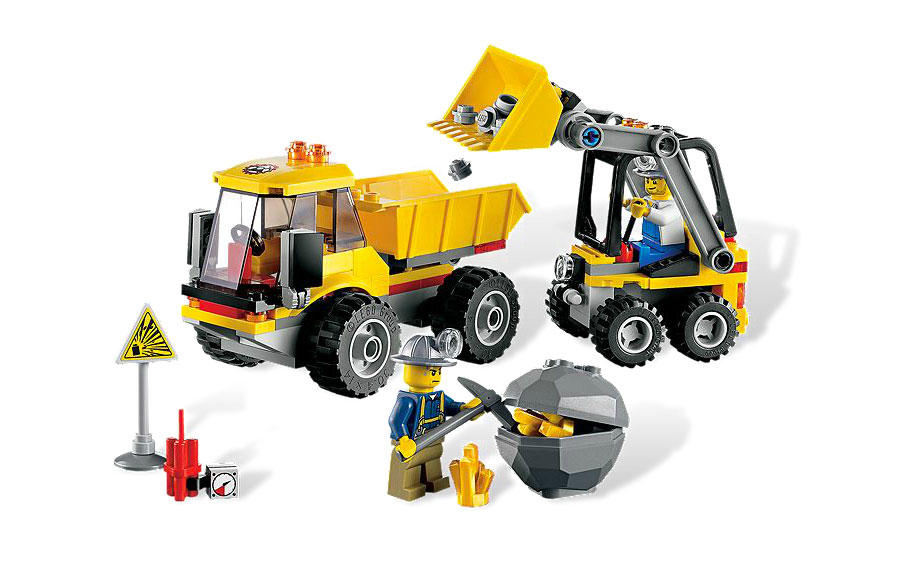 LEGO City Mining Loader and Tipper - - Fat Brain Toys