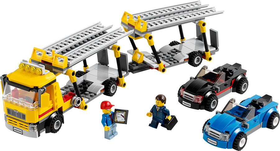 LEGO City Great Vehicles - Auto Transporter - - Fat Brain Toys