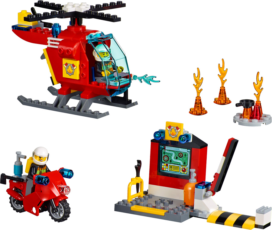 LEGO Juniors - Fire Suitcase - - Fat Brain Toys