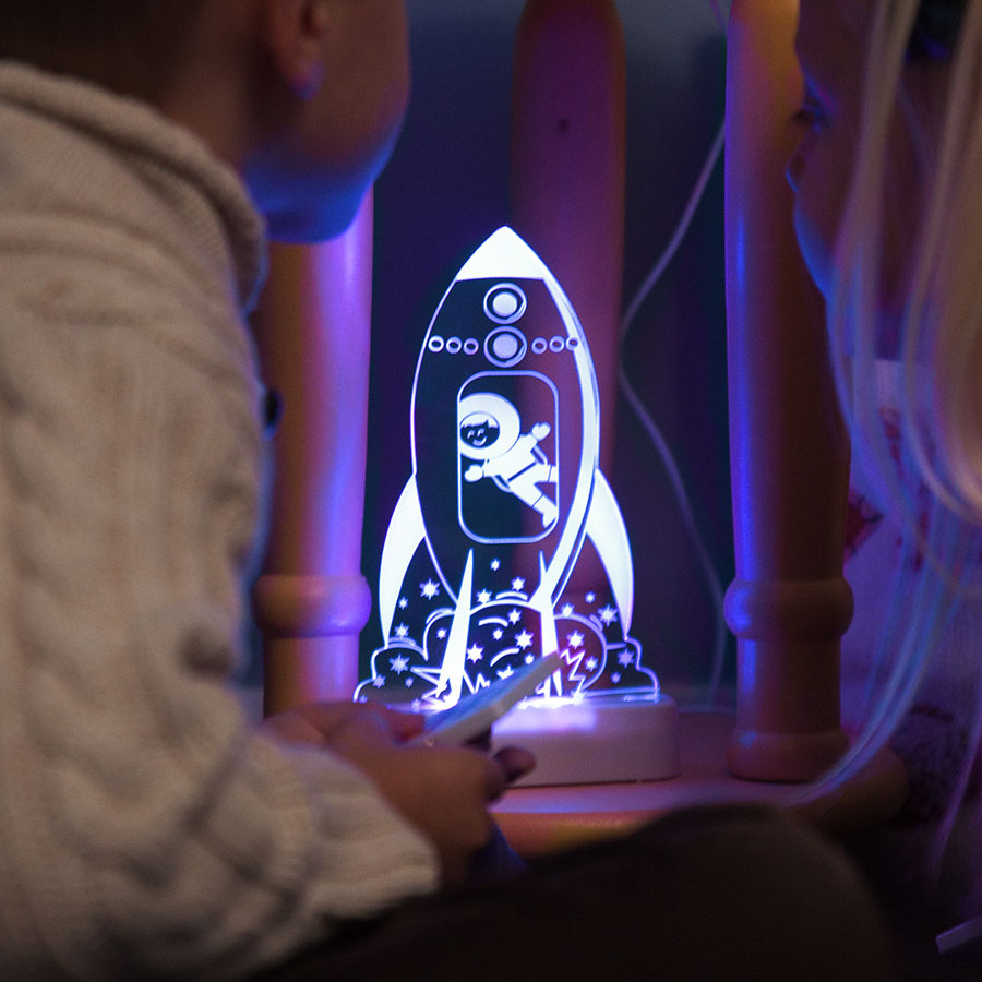 LED SleepyLights - Rocket - - Fat Brain Toys