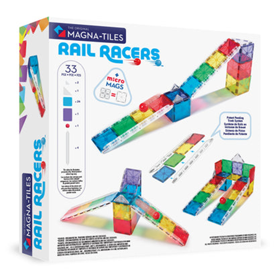 Magna-Tiles Rail Racers - 33 pc - Best for Ages 3 to 8