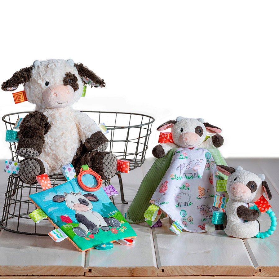 Taggies Buttercup Cow - - Fat Brain Toys