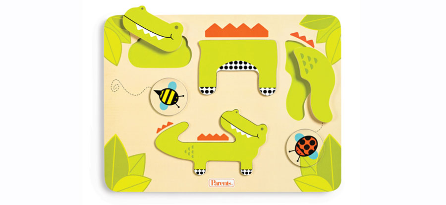 Parents Amazing Alligator Puzzle - - Fat Brain Toys