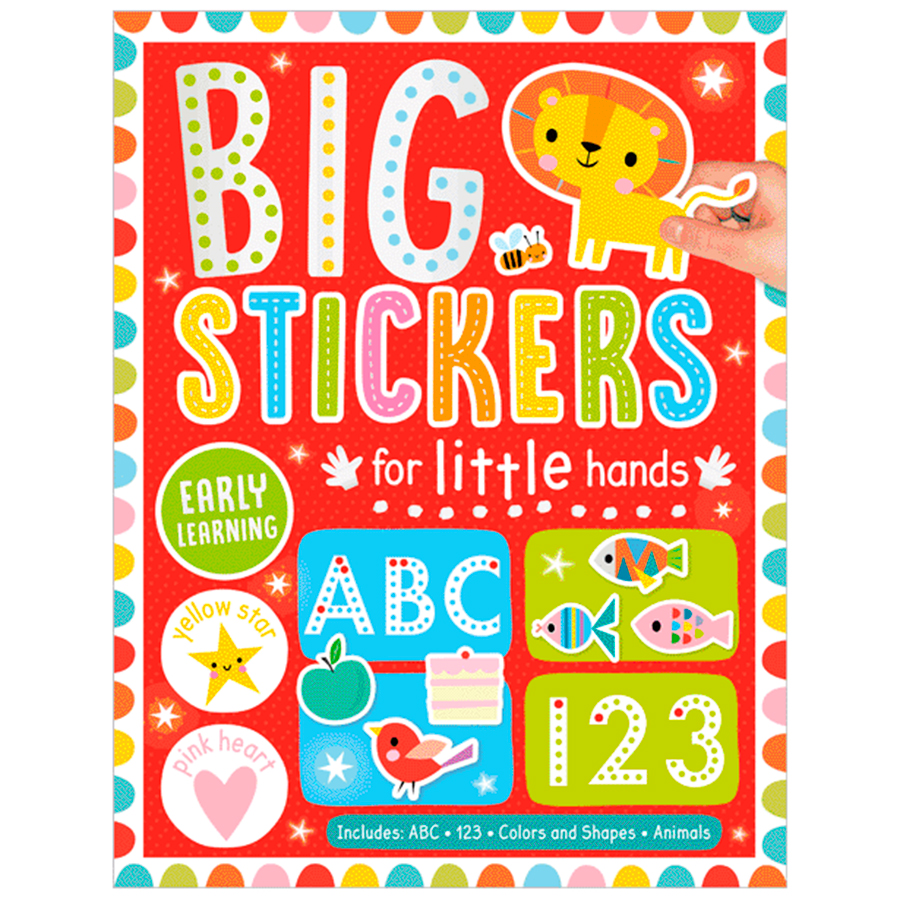 Big Stickers for Toddler Hands - - Fat Brain Toys