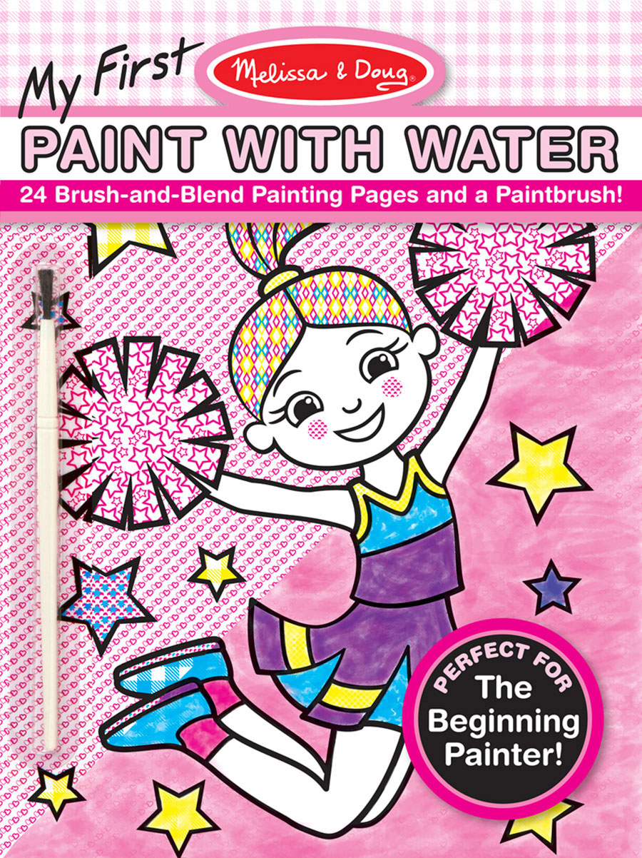 My First Paint with Water - Pink - - Fat Brain Toys