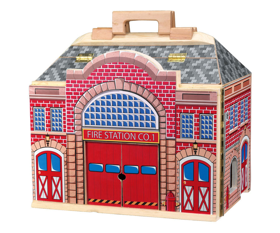 Fire Station Play Set - - Fat Brain Toys