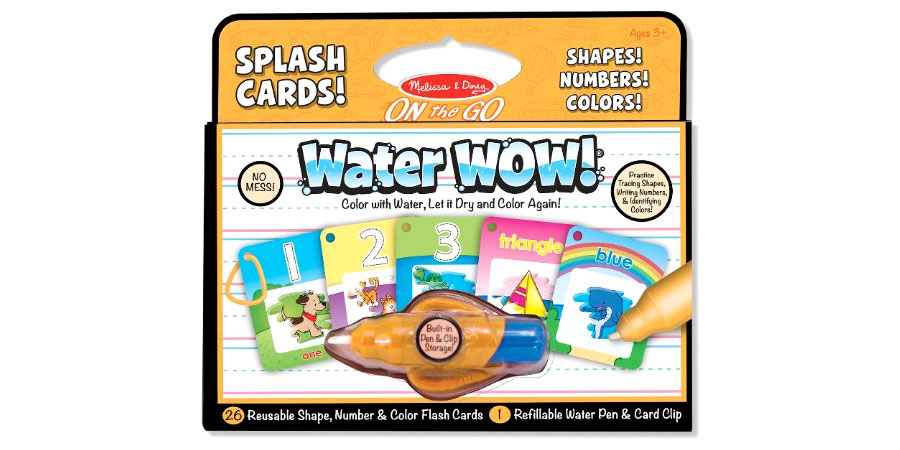 On the Go Water Wow! Splash Cards Shapes, Numbers, Colors