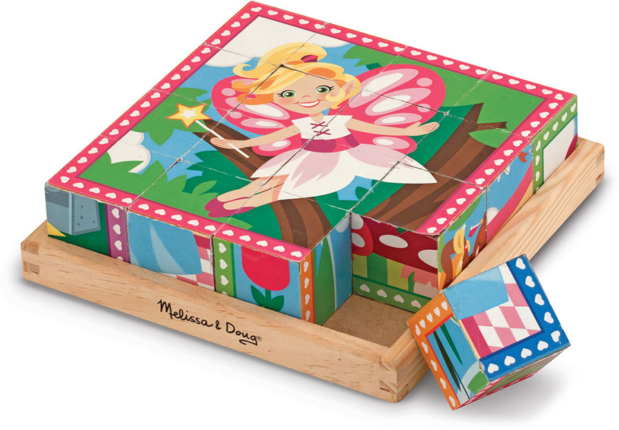 Princess & Fairy Cube Puzzle - - Fat Brain Toys