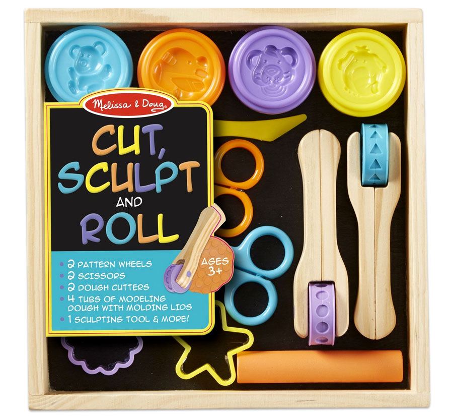 Cut, Sculpt & Roll Clay Play Set - - Fat Brain Toys