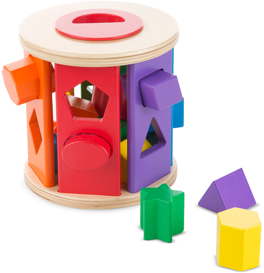 Shape Sorting Drum - - Fat Brain Toys