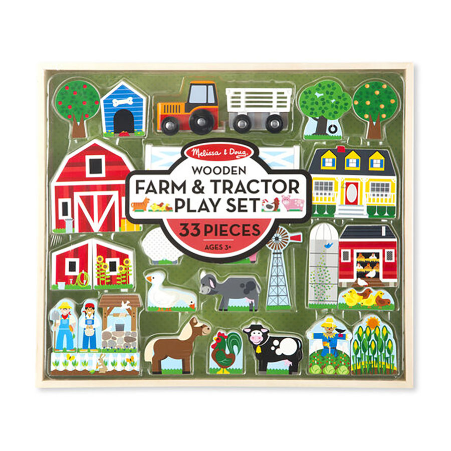 Farm & Tractor Play Set - - Farm Toys