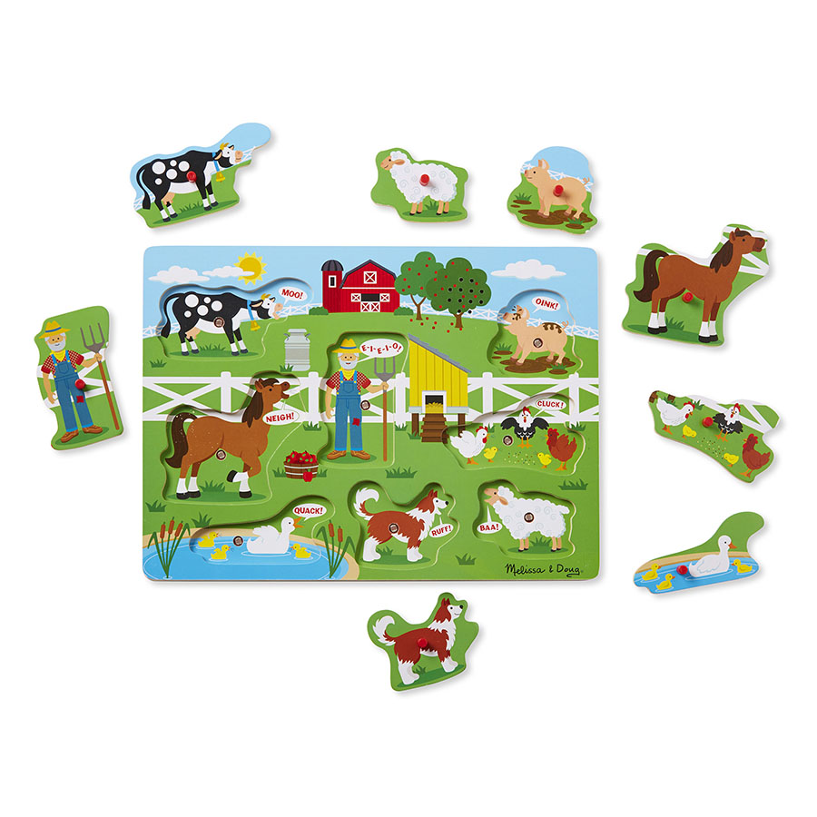 Old MacDonald's Farm Sound Puzzle - - Fat Brain Toys