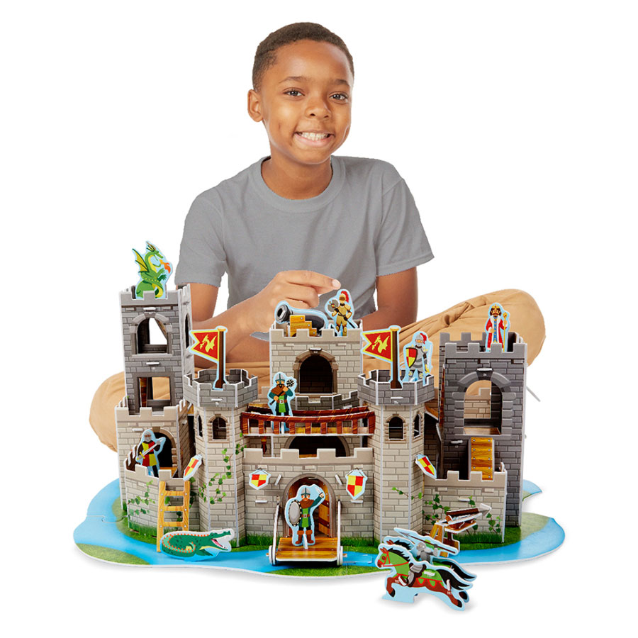 3D Medieval Castle Puzzle - - Fat Brain Toys