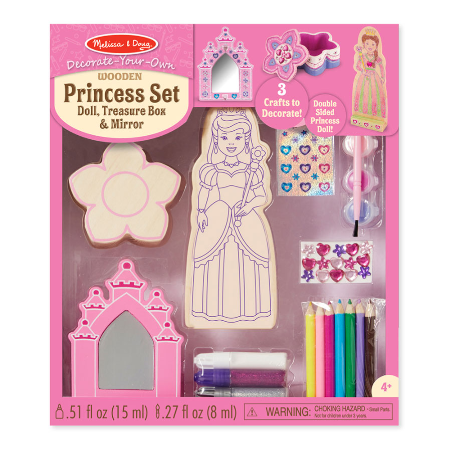 Decorate Your Own Princess Set - - Fat Brain Toys
