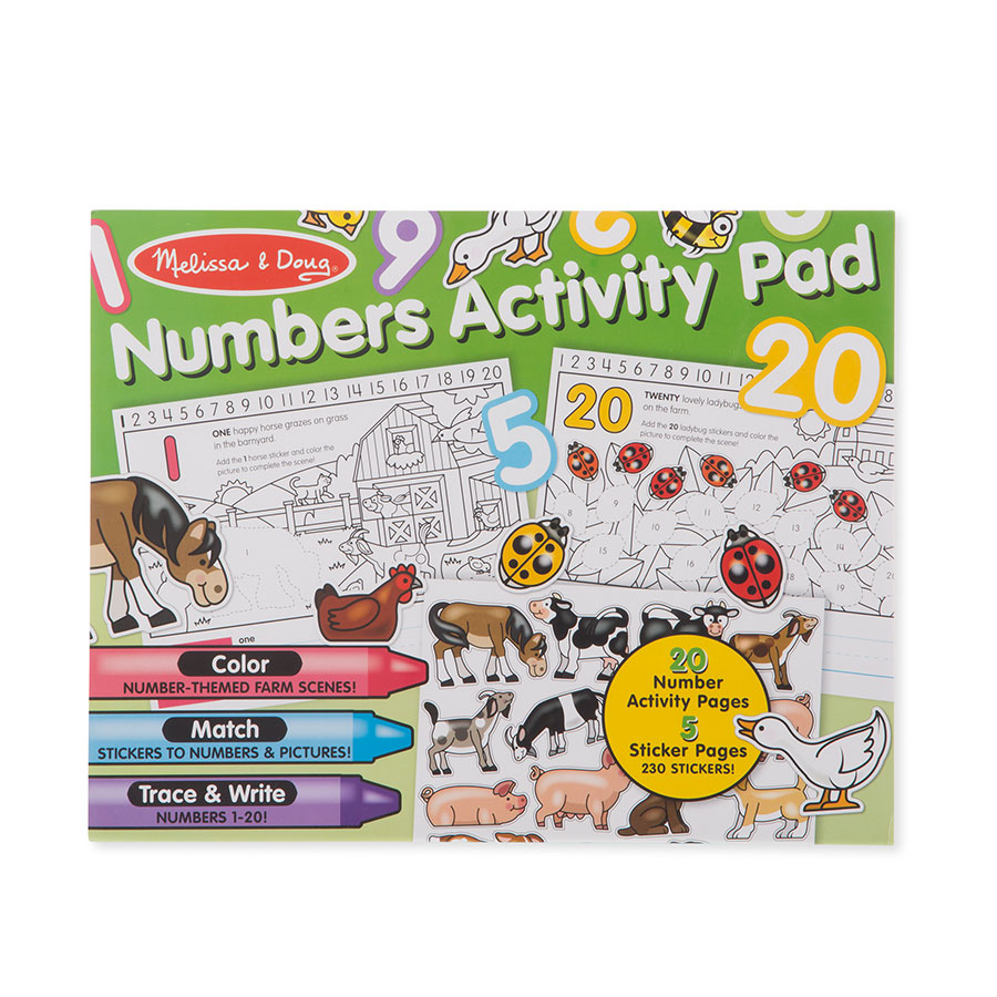 Numbers Activity Pad - - Fat Brain Toys