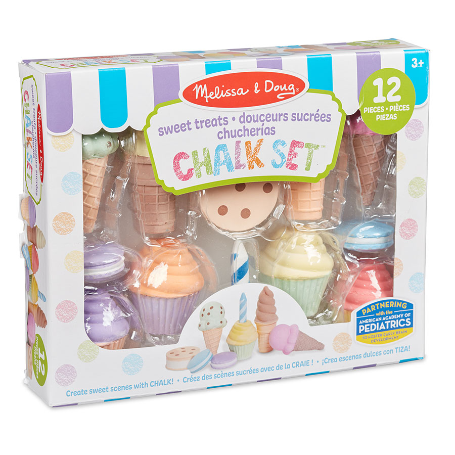 Ice Cream & Cake Chalk Set - - Fat Brain Toys