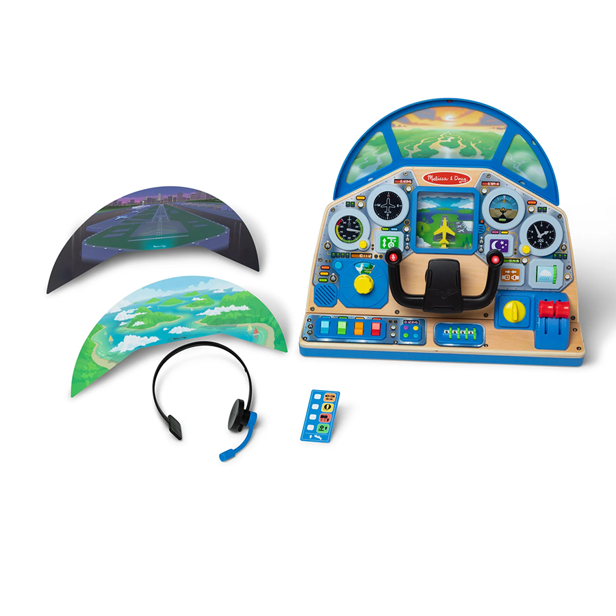 Jet Pilot Interactive Dashboard - Best for Ages 3 to 6