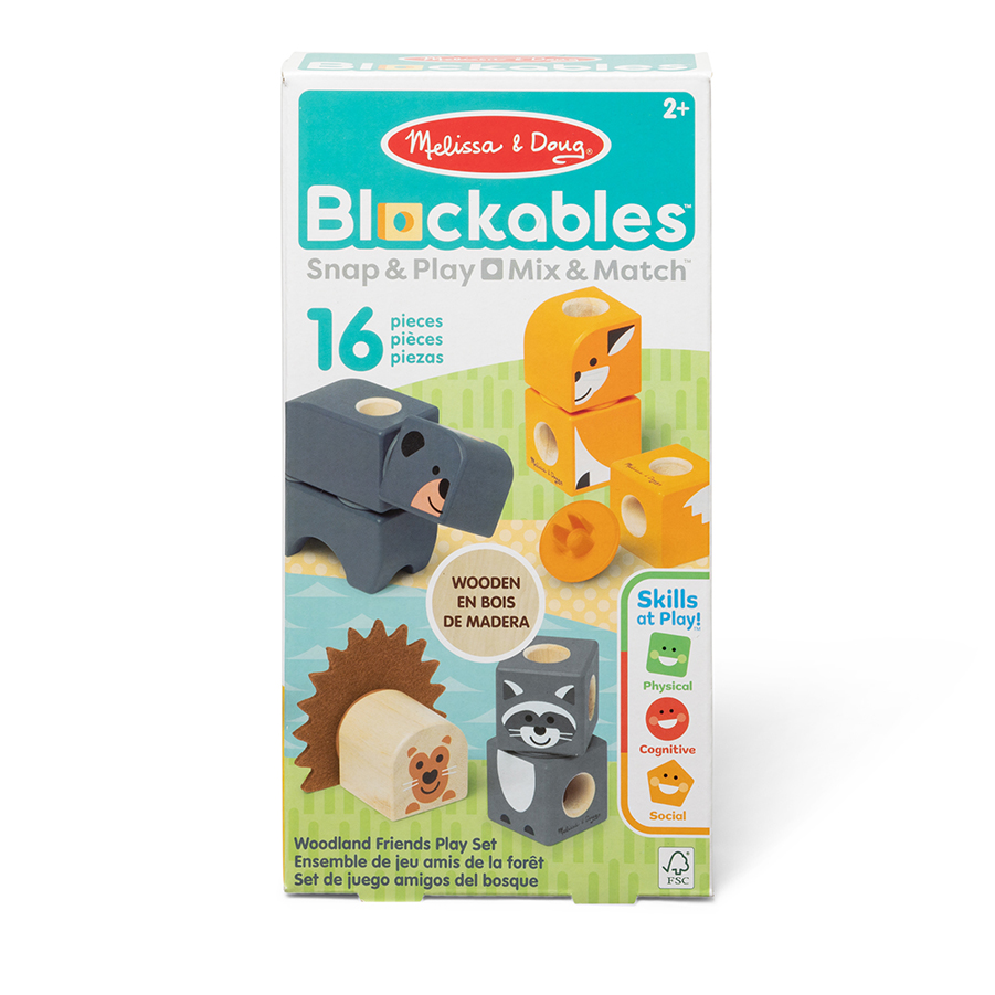 Blockables Woodland Creatures - - Fat Brain Toys