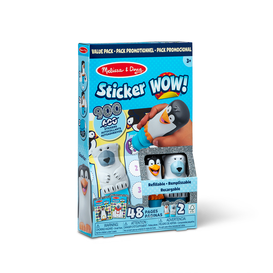 Sticker WOW! Activity Pad & Sticker Stamper Value Pack - Winter