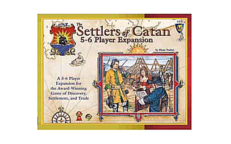 Settlers of Catan 5 & 6 Player Expansion - - Fat Brain Toys