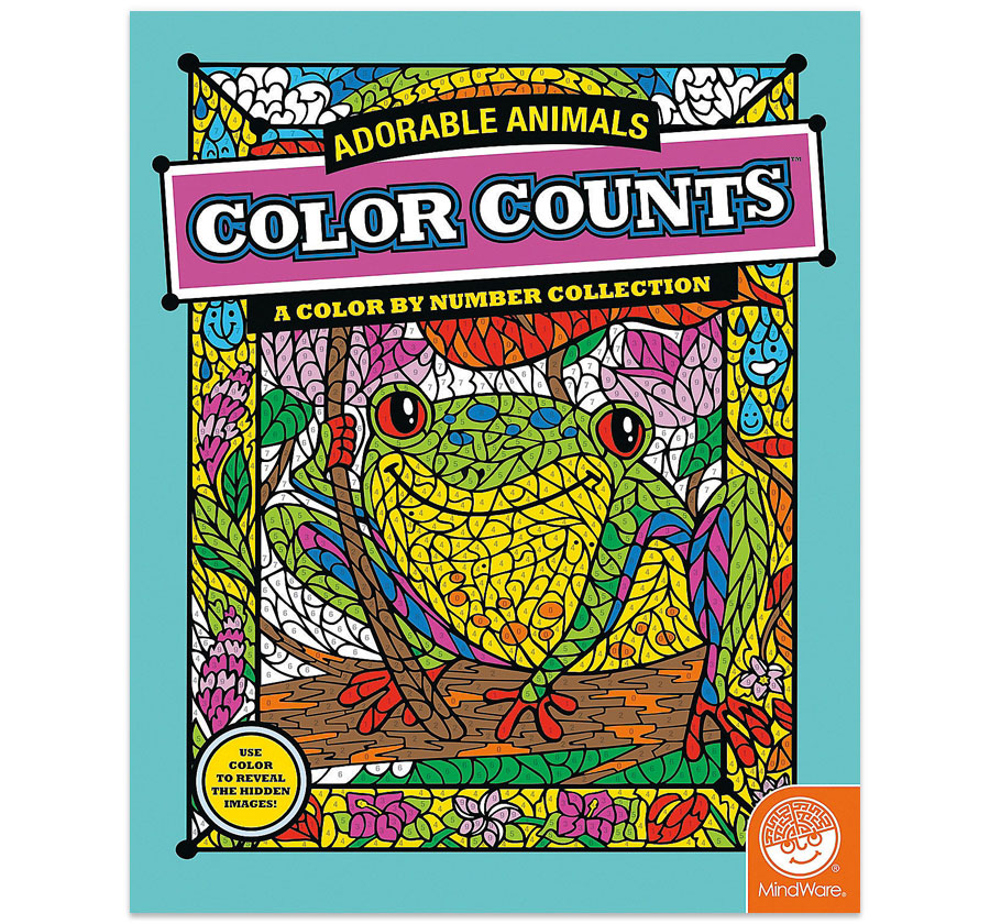Color Counts - Adorable Animals - - Fat Brain Toys