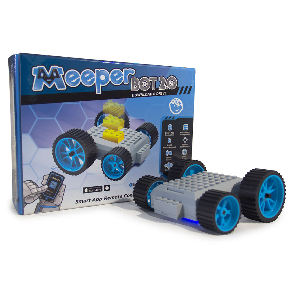 meeperBOT 2.0 Meeper Blue - - Fat Brain Toys