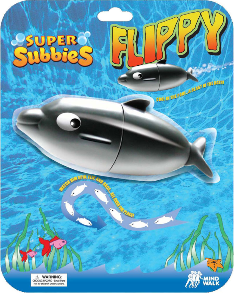 Subbies - Flippy Dolphin - - Fat Brain Toys