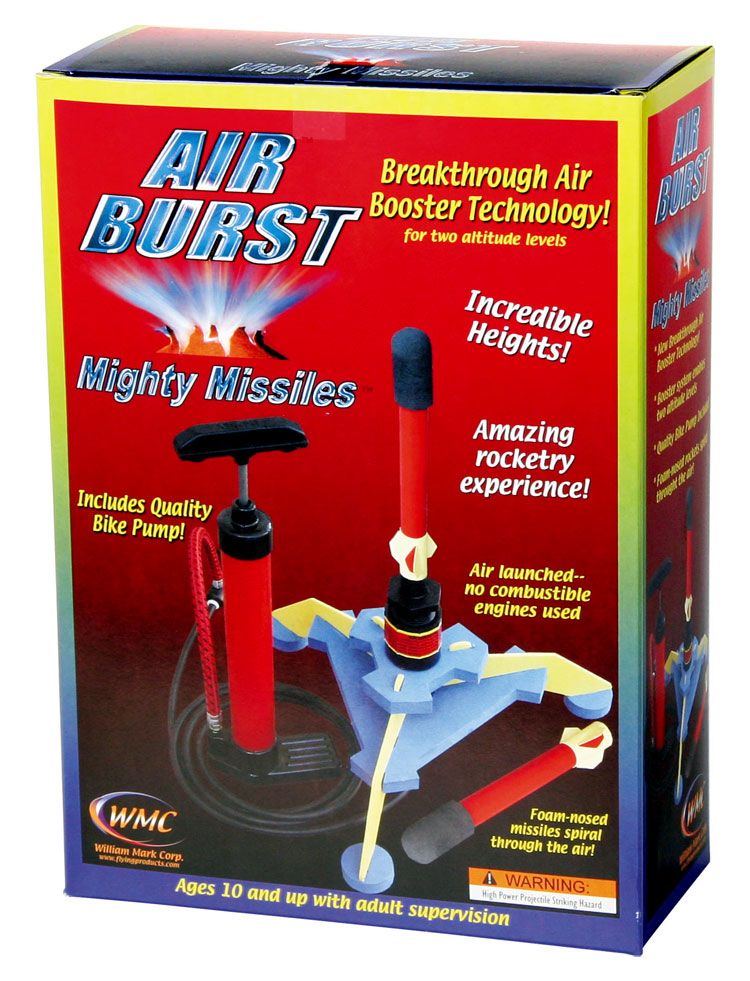Air Burst Mighty Missle - - Fat Brain Toys