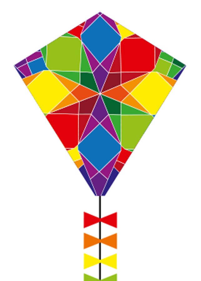 Eco Line Galaxy 20 inch Kite - - Fat Brain Toys