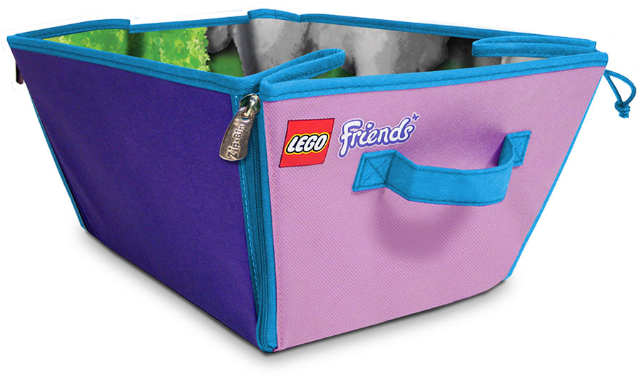 LEGO Friends ZipBin 3000 Brick Storage Basket - - Fat Brain Toys
