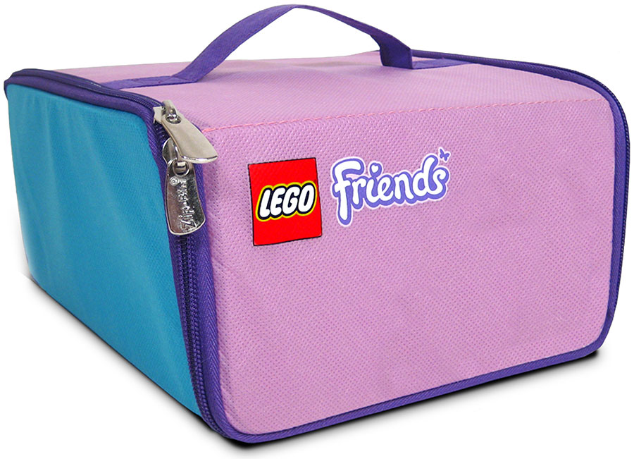 LEGO Friends ZipBin 500 Brick Storage Bin - - Fat Brain Toys