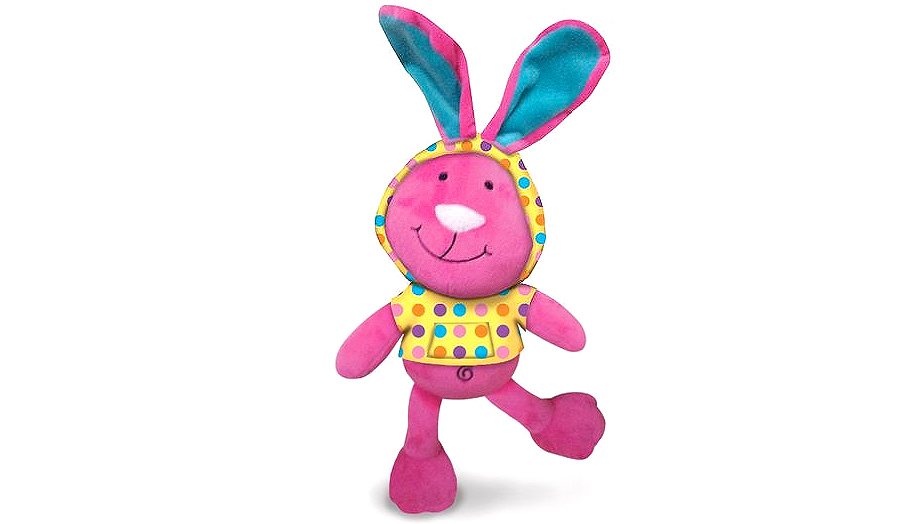 Splushy Hopper Bunny - - Fat Brain Toys
