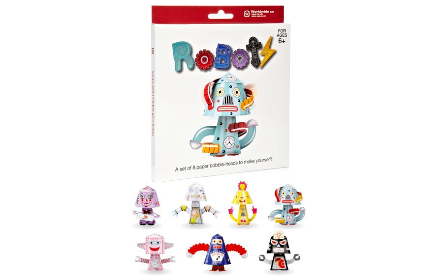 Build Your Own Bobble Head Robots Fat Brain Toys