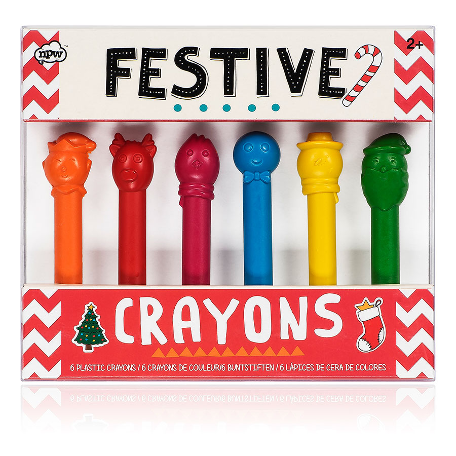 Festive Crayons - - Fat Brain Toys