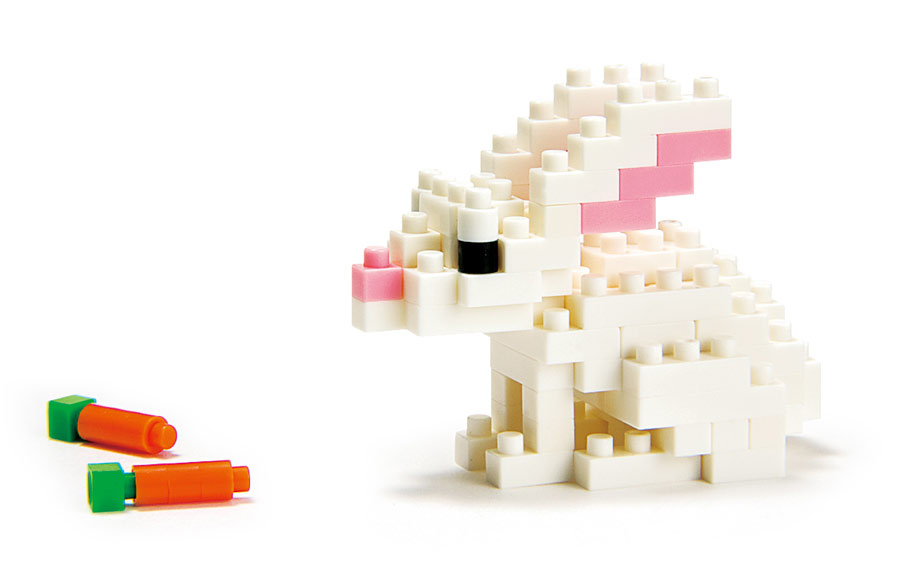 Nanoblock Rabbit - - Fat Brain Toys