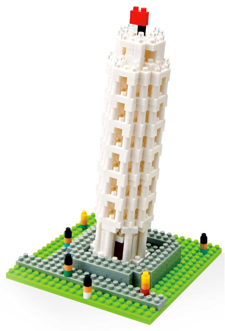 Nanoblock Tower of Pisa - - Fat Brain Toys