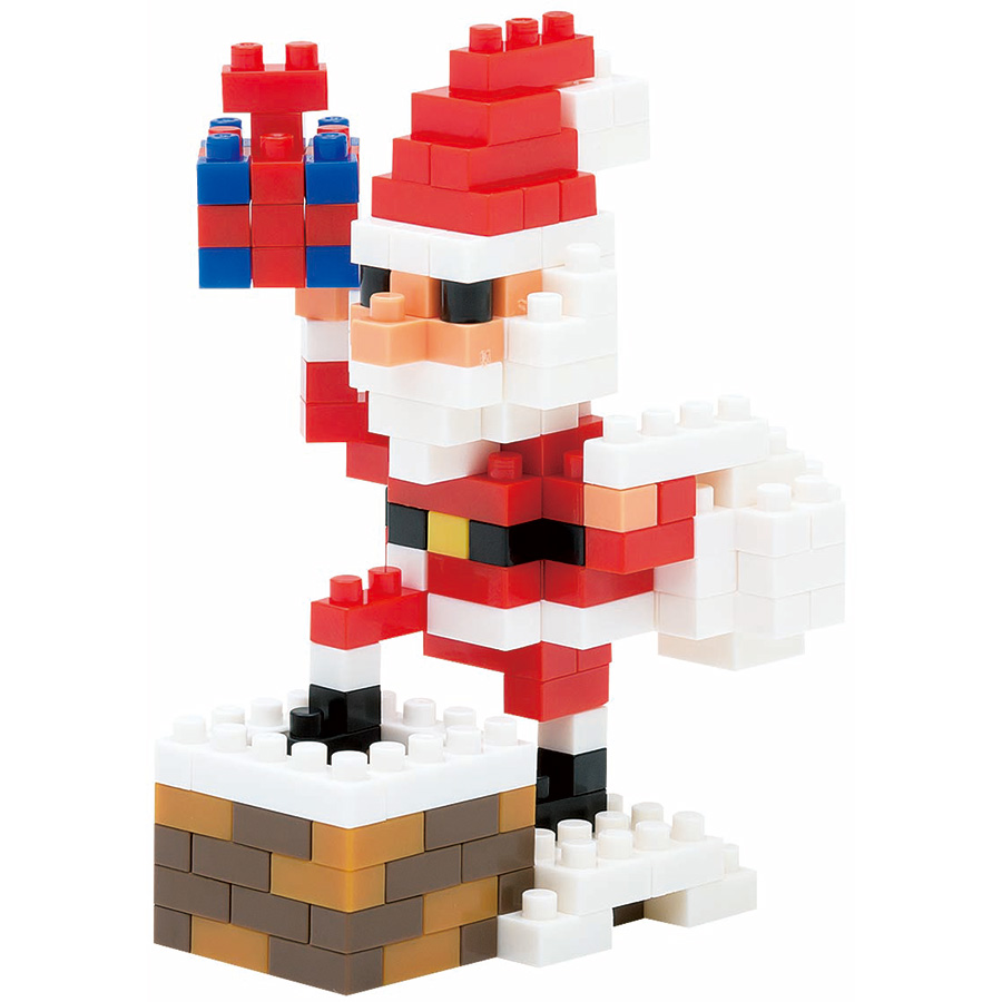 Nanoblock Santa Claus with Chimney - - Fat Brain Toys