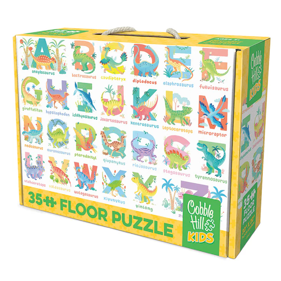 Dinosaur Alphabet Floor Puzzle - 35 pc - Best Puzzles for Ages 3 to 6