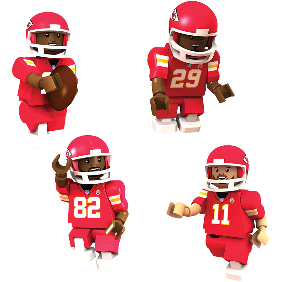 Kansas City Chiefs Minifigure - - Fat Brain Toys