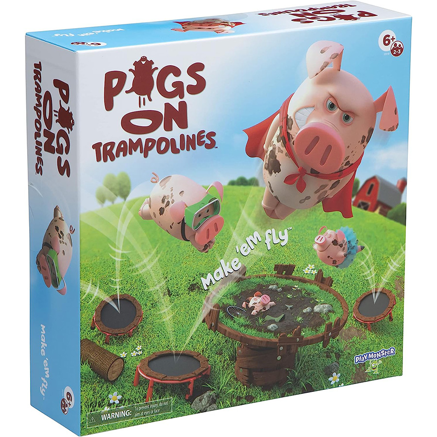 Pigs on Trampolines - Best Games for Ages 6 to 11 - Farm Toys