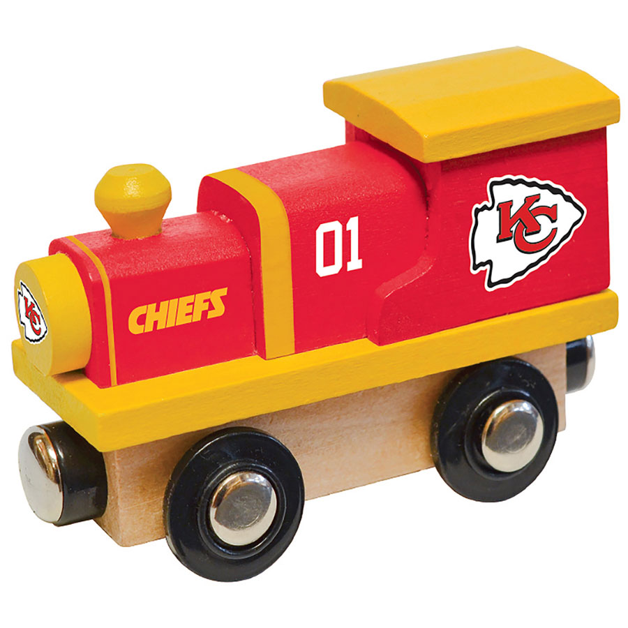 Kansas City Chiefs Wood Kids Train Engine - - Fat Brain Toys