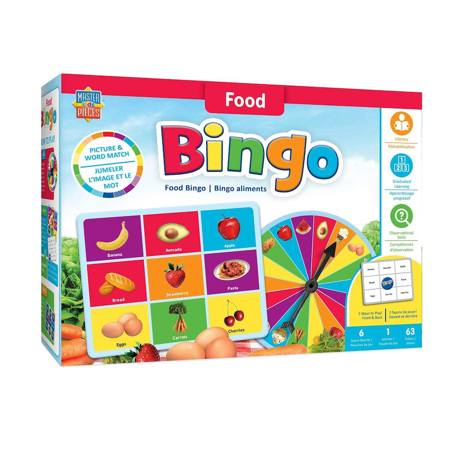 Educational Food Bingo - - Fat Brain Toys