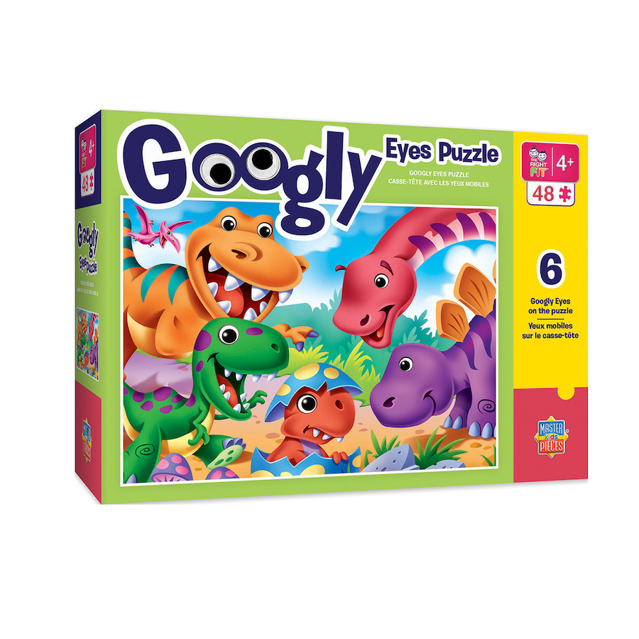 Googly Eyes Puzzle - Dinosaurs - - Fat Brain Toys