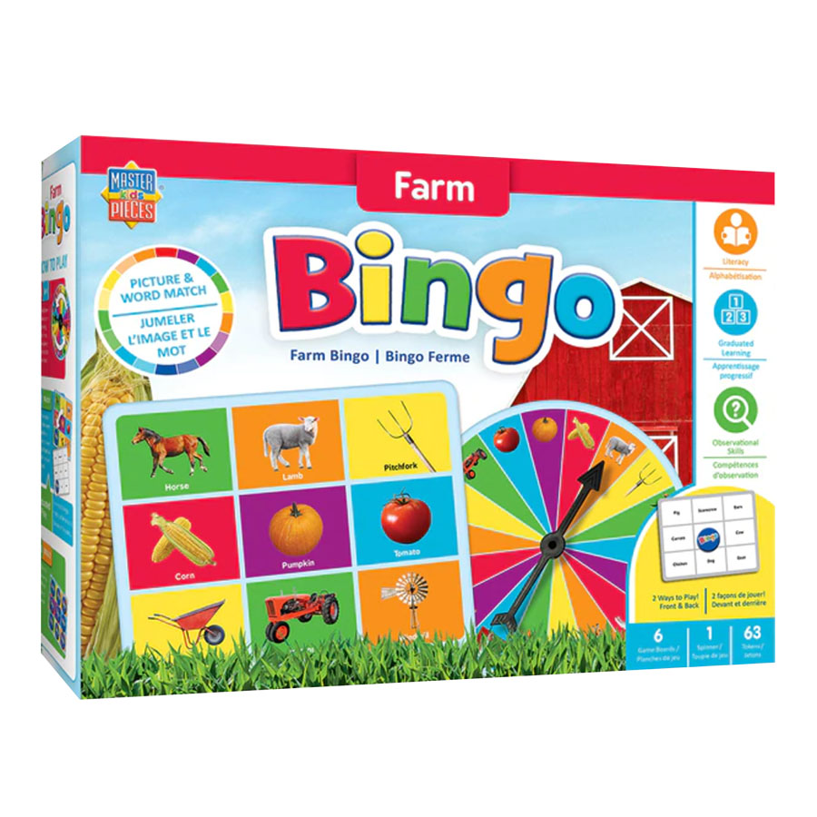 Farm Bingo Game - - Farm Toys